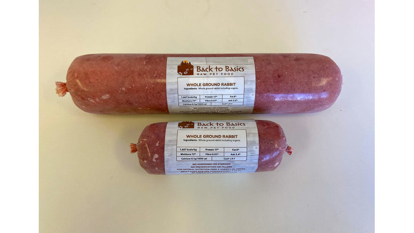 Whole Ground Rabbit – Back To Basics Raw Pet Food